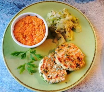 Recette Steak de poulet et courgettes - FRIJE