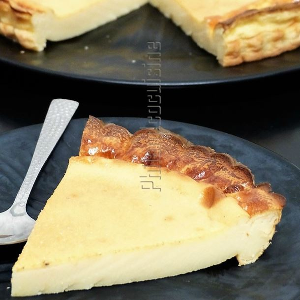 Recette Millassine ou tarte au flan à la fleur d'oranger - FRIJE