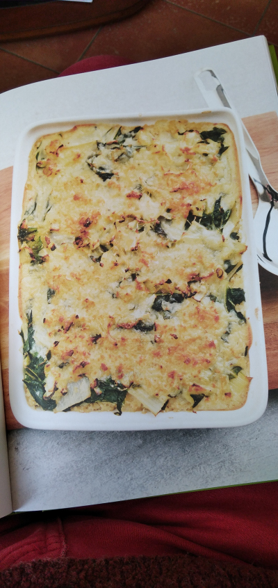 Recette Gratin de blettes au boulgour - FRIJE