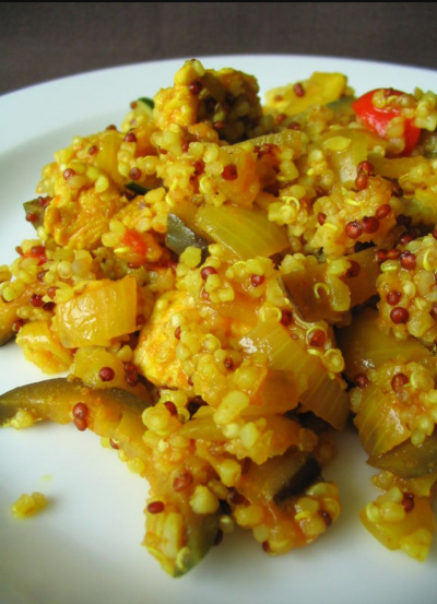 Recette Quinoa au poulet - FRIJE